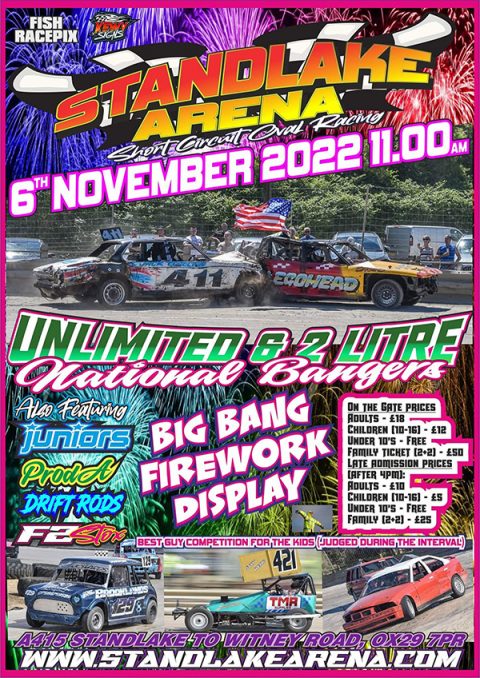 Standlake Arena - Short Track Oval Racing in Oxfordshire