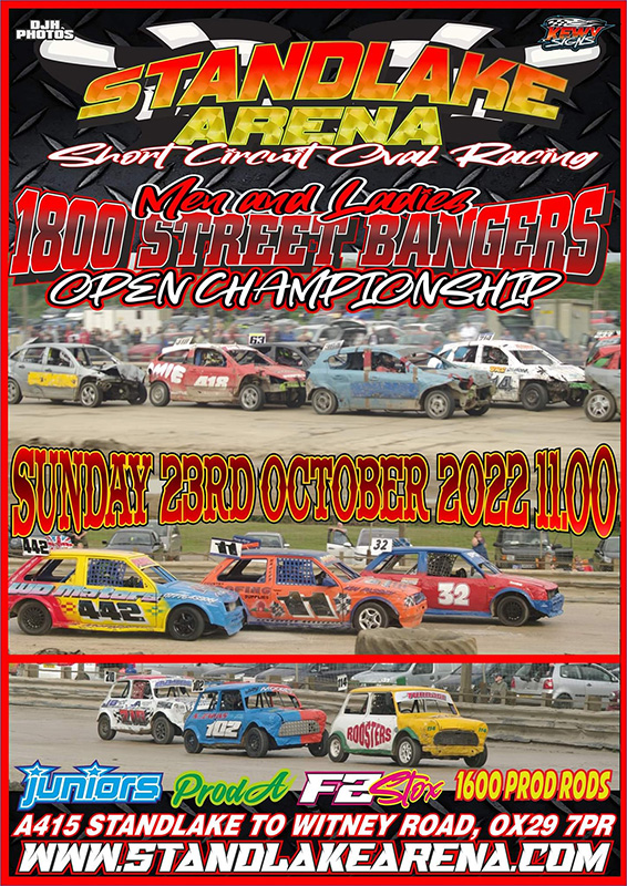 Standlake Arena - Short Track Oval Racing in Oxfordshire