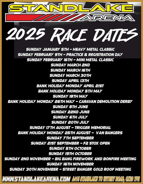 Standlake Arena - Short Track Oval Racing in Oxfordshire