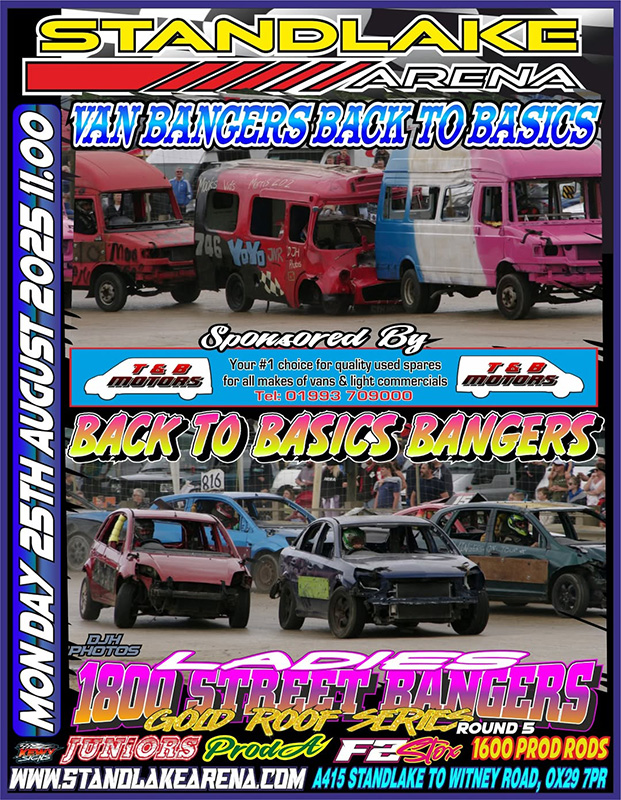 Standlake Arena - Short Track Oval Racing in Oxfordshire